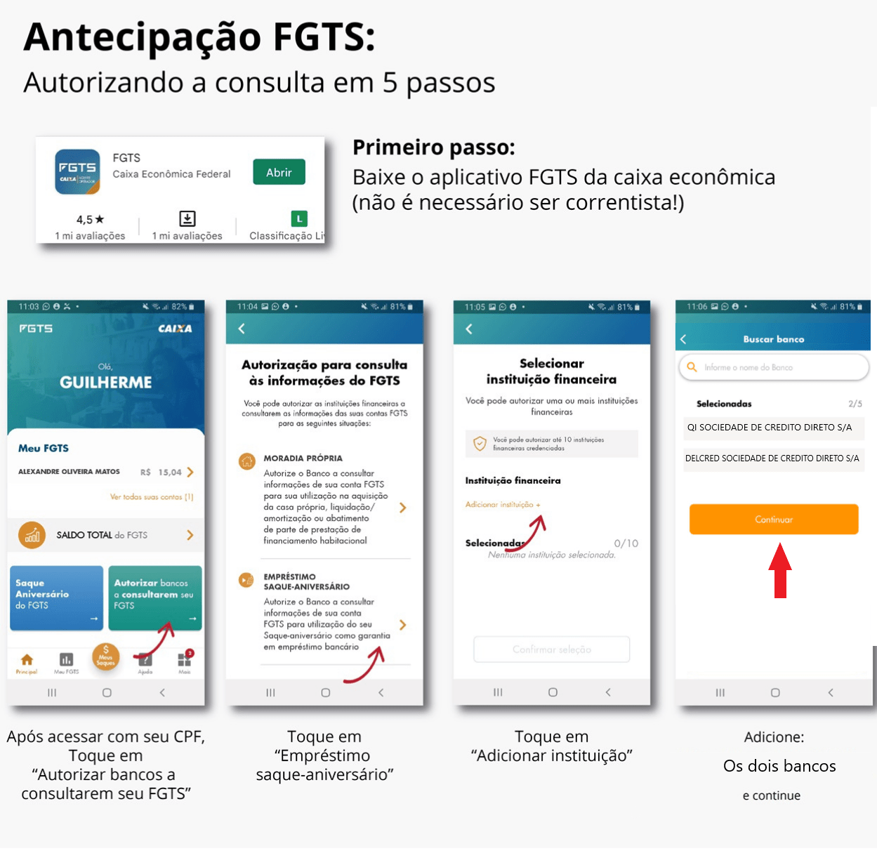Guia Prático: Como Autorizar Consulta ao Saldo do FGTS para Antecipar o Saque-Aniversário com o ...